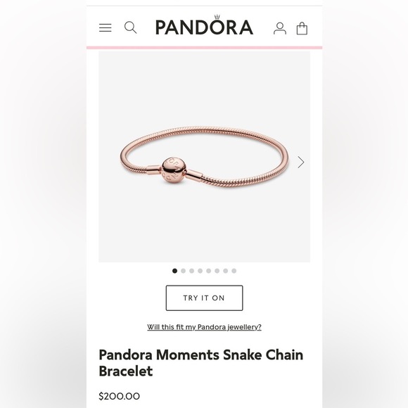 Pandora | Accessories | Pandora Rose Gold Bracelet | Poshmark